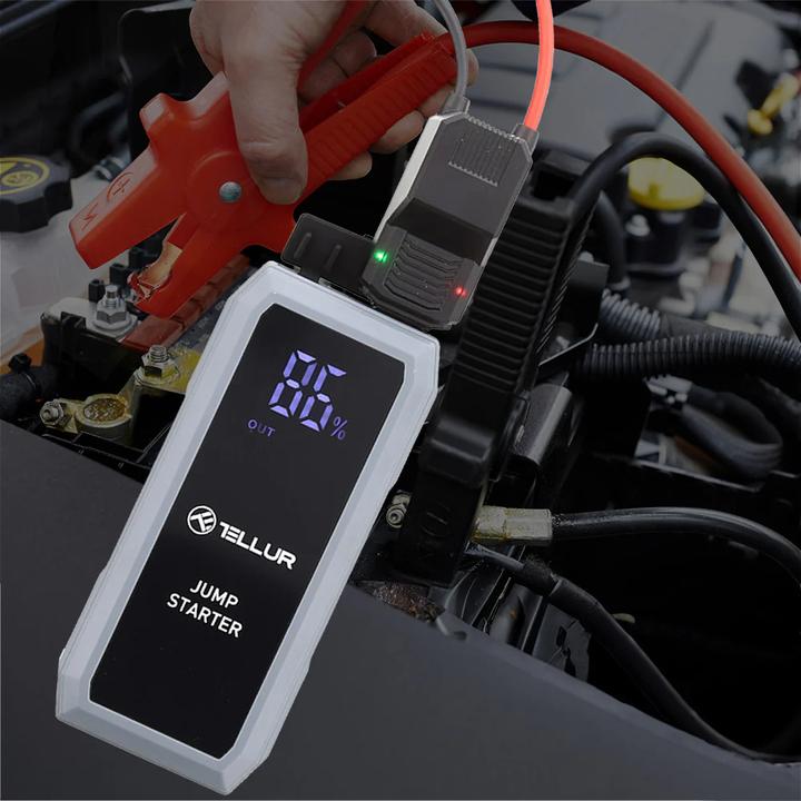 Tellur Portable Car Jump Starter, 1500A, Power Bank, 16800mAh, LED ...