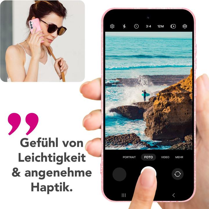 Nalia ShinePop - Stabile Glänzende Glitzer Hülle - Glamour Glitter ...