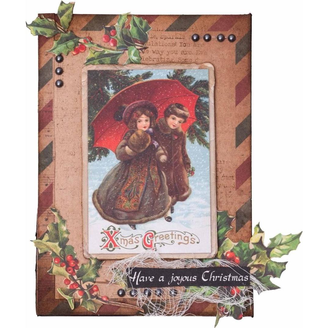 art by marlene Designer Paper Pad "Vintage Christmas" 36 Sheets ...
