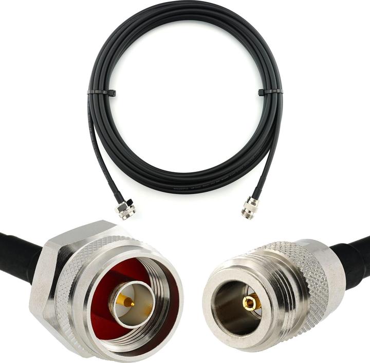 Rangeful N Male Hex to N Female 10m Coaxial Cable??? HF240 (LMR240 ...