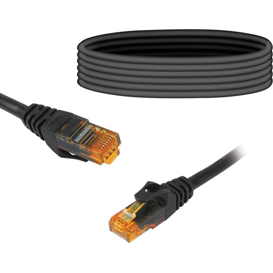 Lasmex 8P8C CAT6e UTP Connection network Cable (patchcord) 10m black ...