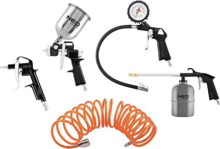 Neo Paint set, spray gun upper tank, 5-pcs. - buy at Galaxus