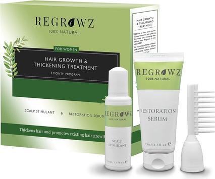 Regrowz Hair Regrowth Thickening Treatment Three Month Program For Women