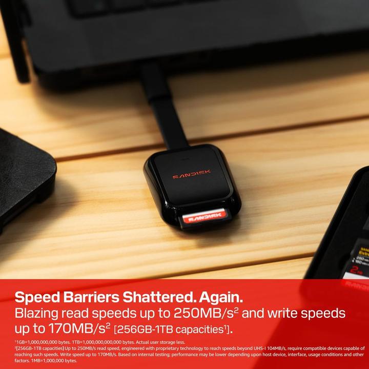 SANDISK Extreme PRO UHS-I (1000 GB, SDHC, SDXC, U3, UHS-I)