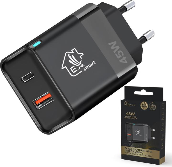 Extralink Smart Life 45W, USB-C + USB-A - kaufen bei Galaxus - Galaxus