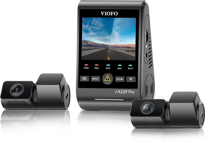 Viofo A229 PRO TELE 3CH (Front + Telephoto + Rear camera + GPS + CPL ...