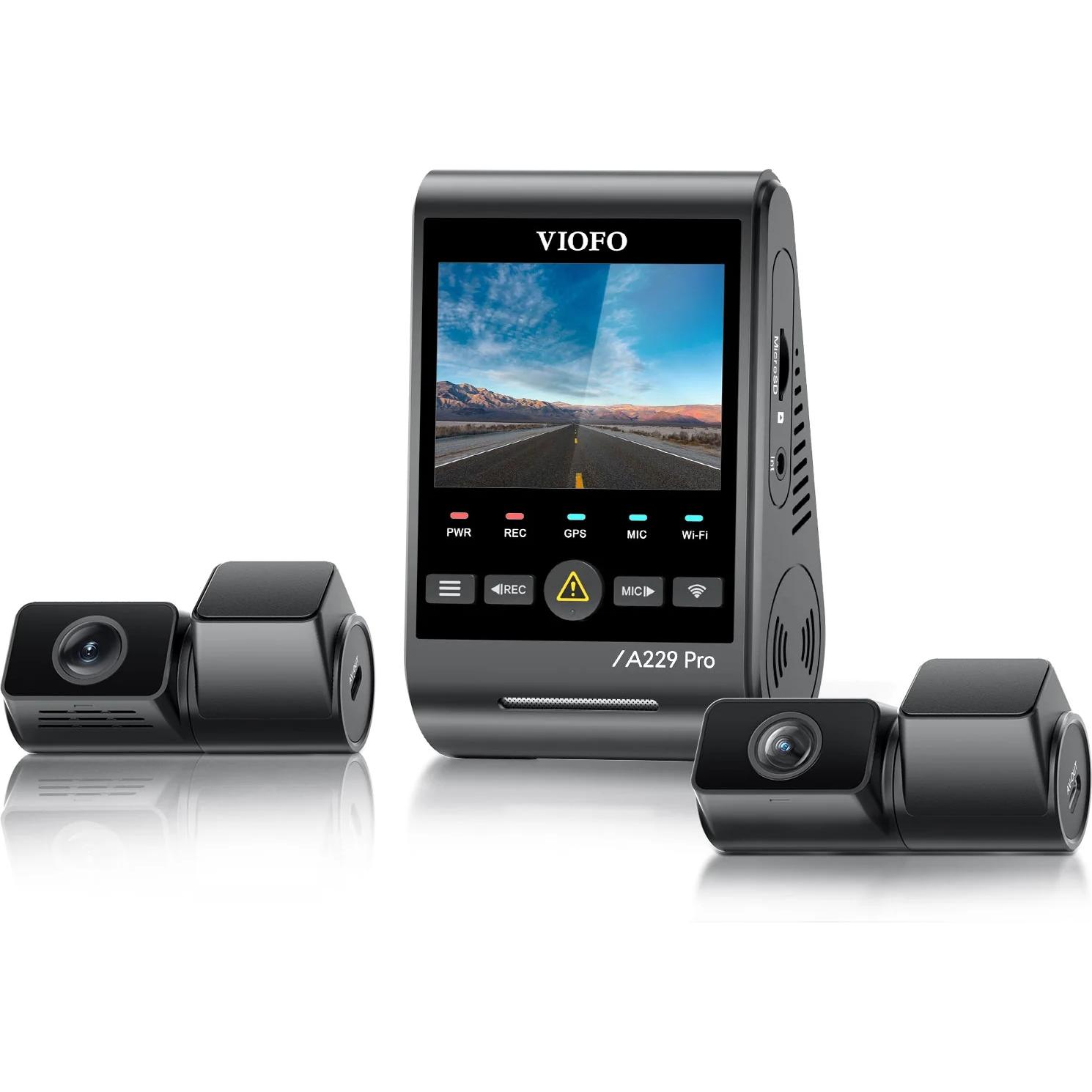 Viofo A229 PRO TELE 3CH (Front + Telephoto + Rear camera + GPS + CPL ...