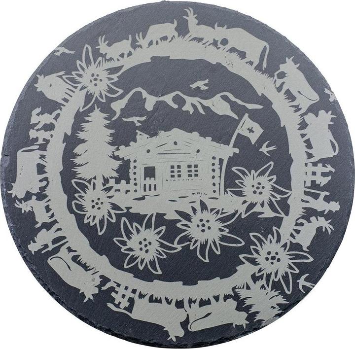 Kadastar Serving plate alpine elevator Ø 30 cm, Black - buy at Galaxus