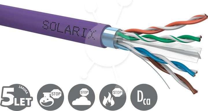 Solarix Installationskabel CAT6 FTP LSOH Dca-s2,d2,a1 500m/Rolle SXKD-6 ...