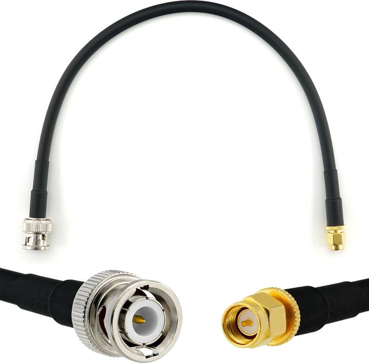 Rangeful BNC Male to SMA Male 30cm Coaxial Cable??? HF240 (LMR240 ...