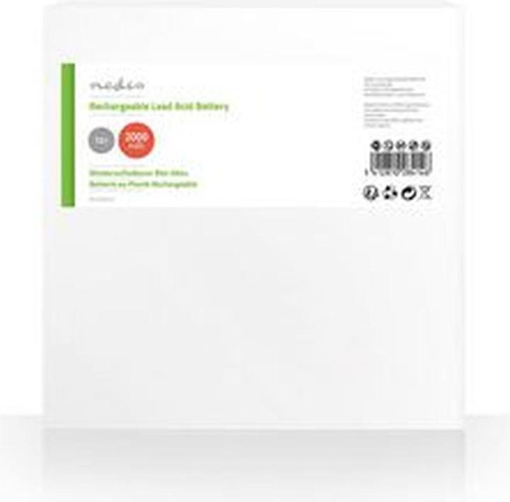 Nedis Wiederaufladbare Blei-Säure-Batterie - Wiederaufladbar - 12 V ...