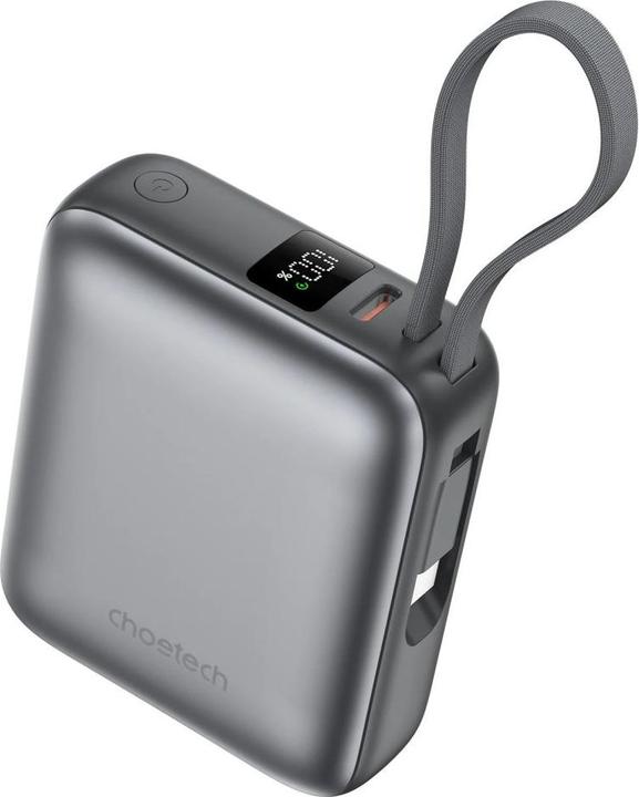 Choetech B832 Mini 35W 10000mah Powerbank mit USB-C-Kabelgrau - Galaxus