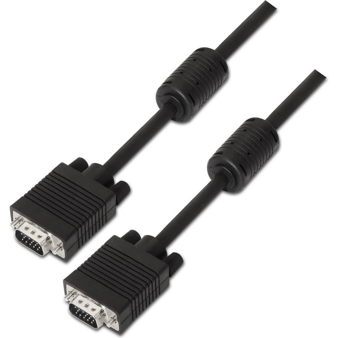 Aisens CABLE SVGA CON FERRITA HDB15/M-HDB15/M NEGRO 6.0M - Digitec