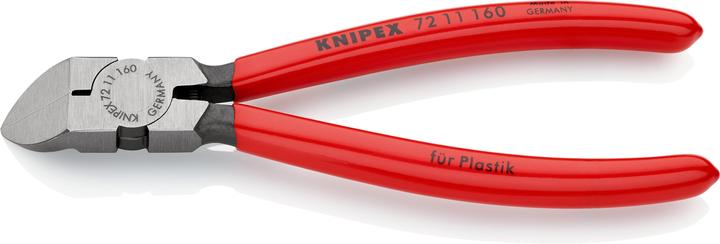 Knipex Plastic side cutters DIN ISO 5743 L.160mm 45deg. threaded w ...