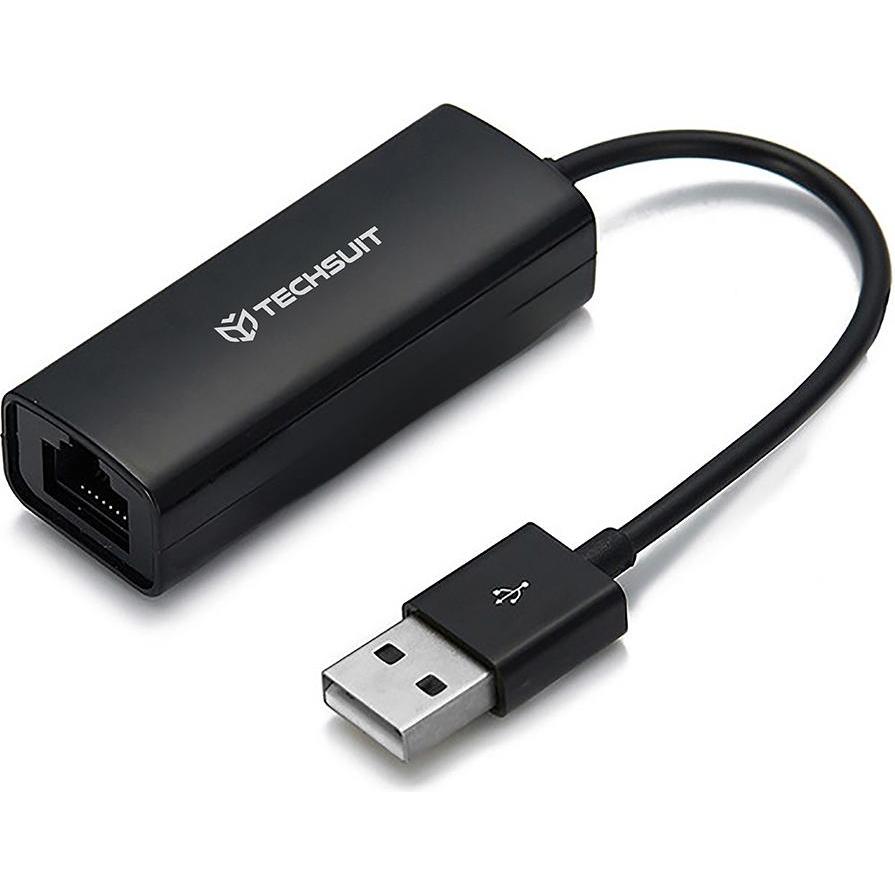 Techsuit - Ethernet Adapter NetLink (AC19) - USB Male to RJ45 LAN Port ...