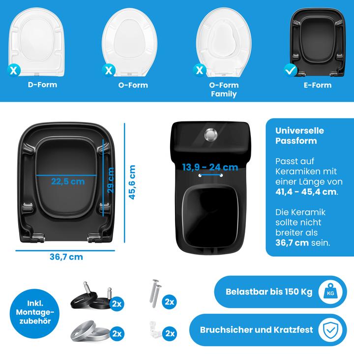 Kesser Toilettendeckel mit Absenkautomatik & Softclose aus Duroplast