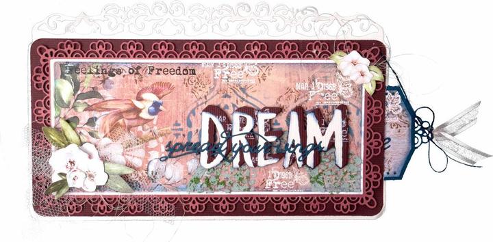 art by marlene Cutting Dies "Spread Your Wings" Feelings of Freedom