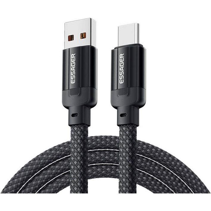 Essager USB to USB-C cable,, EXCT-YS01-P, 100W, 1m (black) - Digitec