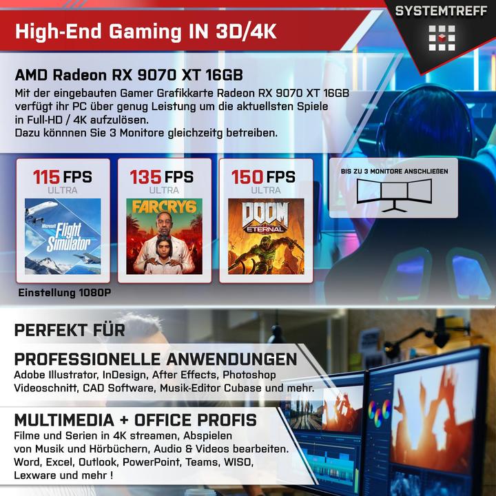 SYSTEMTREFF Gaming PC G244897 - kaufen bei Galaxus