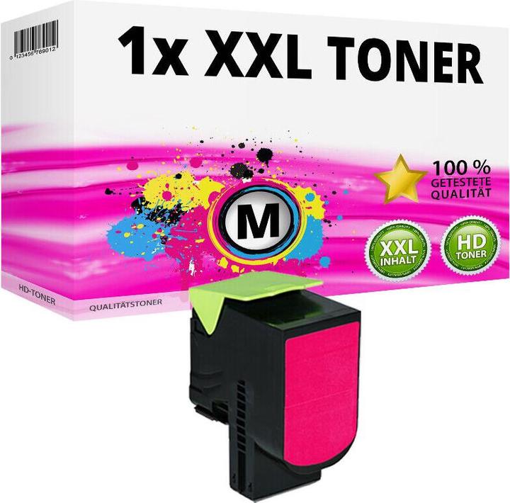 Druckfuxx 1x XL Toner für LEXMARK CX 622 ade 431 dw 421 dn CX 625 adhe ...