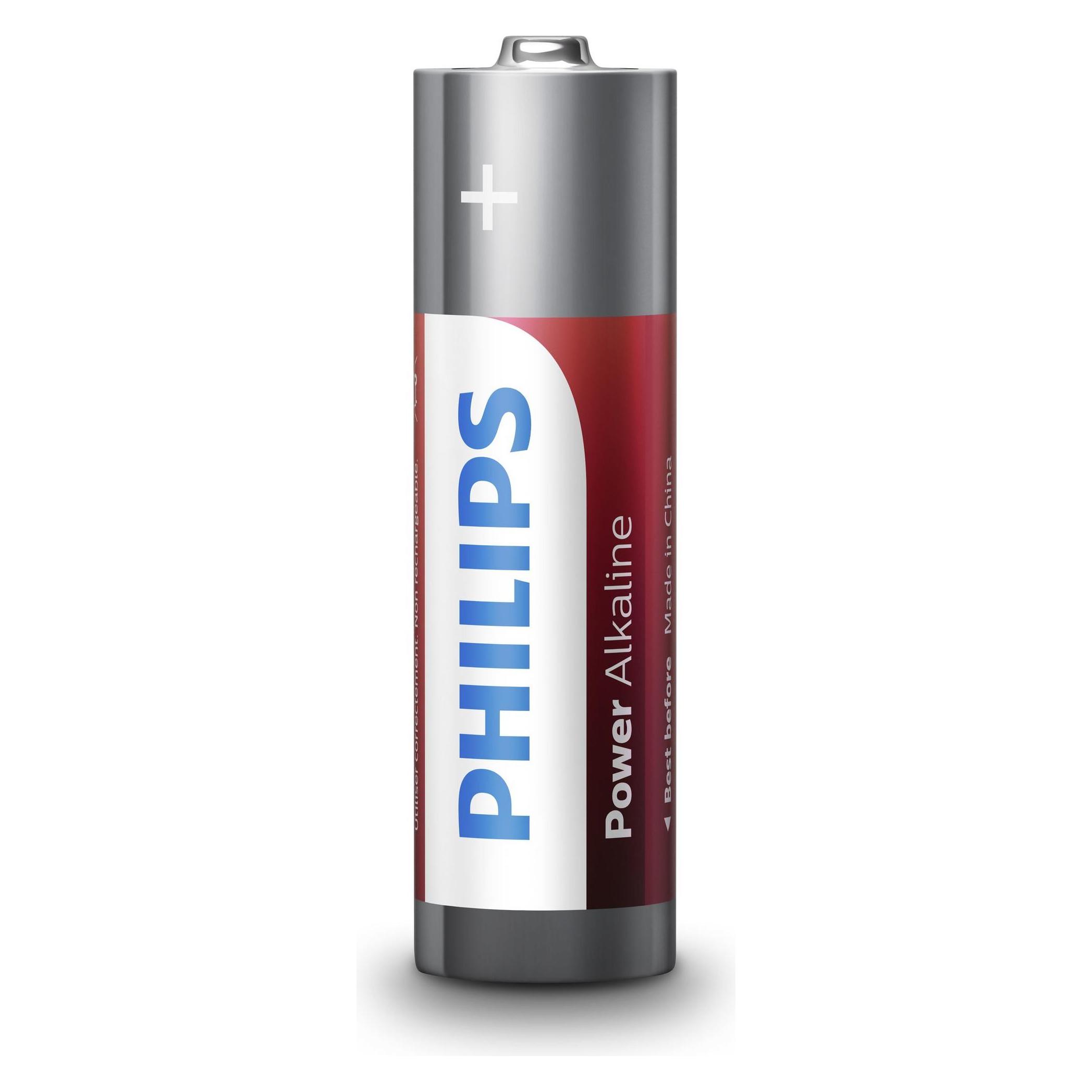 Philips Power Alkaline 4er Blister AA LR6 1,5 V (1 Stk., AA)