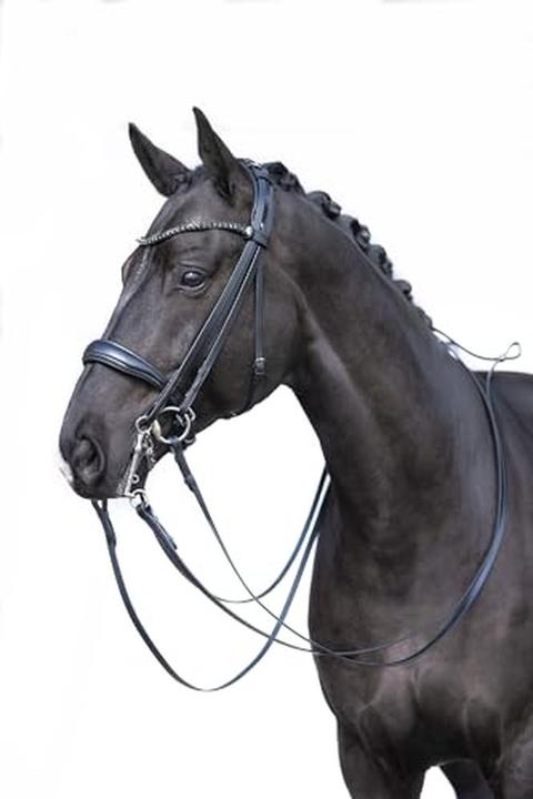 HKM Grace Stang en Trens hoofdstel Zwart Pony - kaufen bei Galaxus