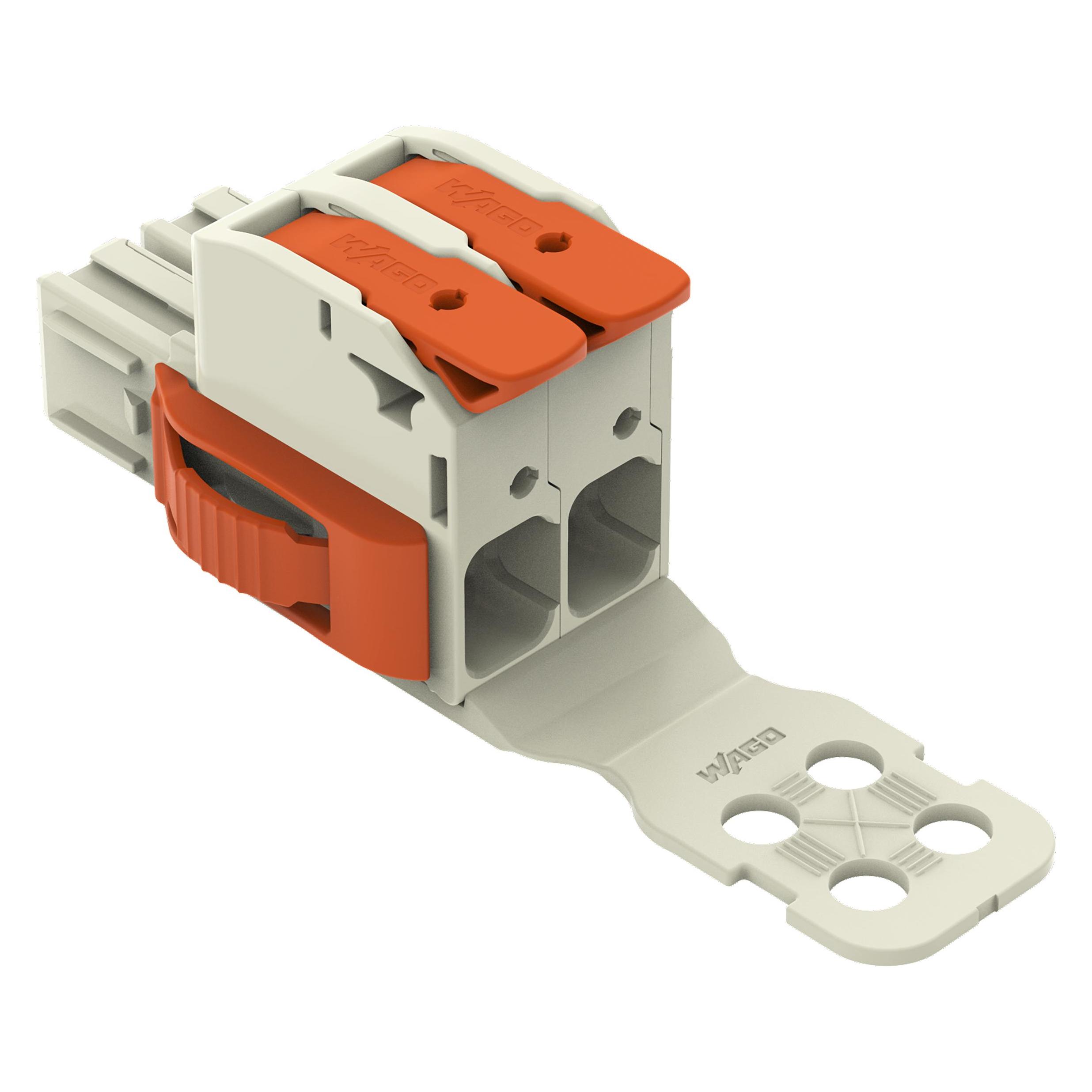Wago 832-1102/312-000 1-wire female connector Lever Locking latch Pull ...