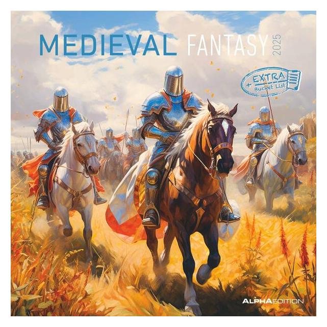 Alpha Edition Medieval Fantasy 2025 Brochure Calendar, 30x30cm ...