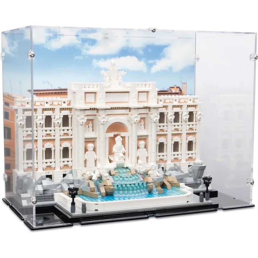 iDisplayit Acrylic display for LEGO® 21062 Trevi Fountain (With black ...