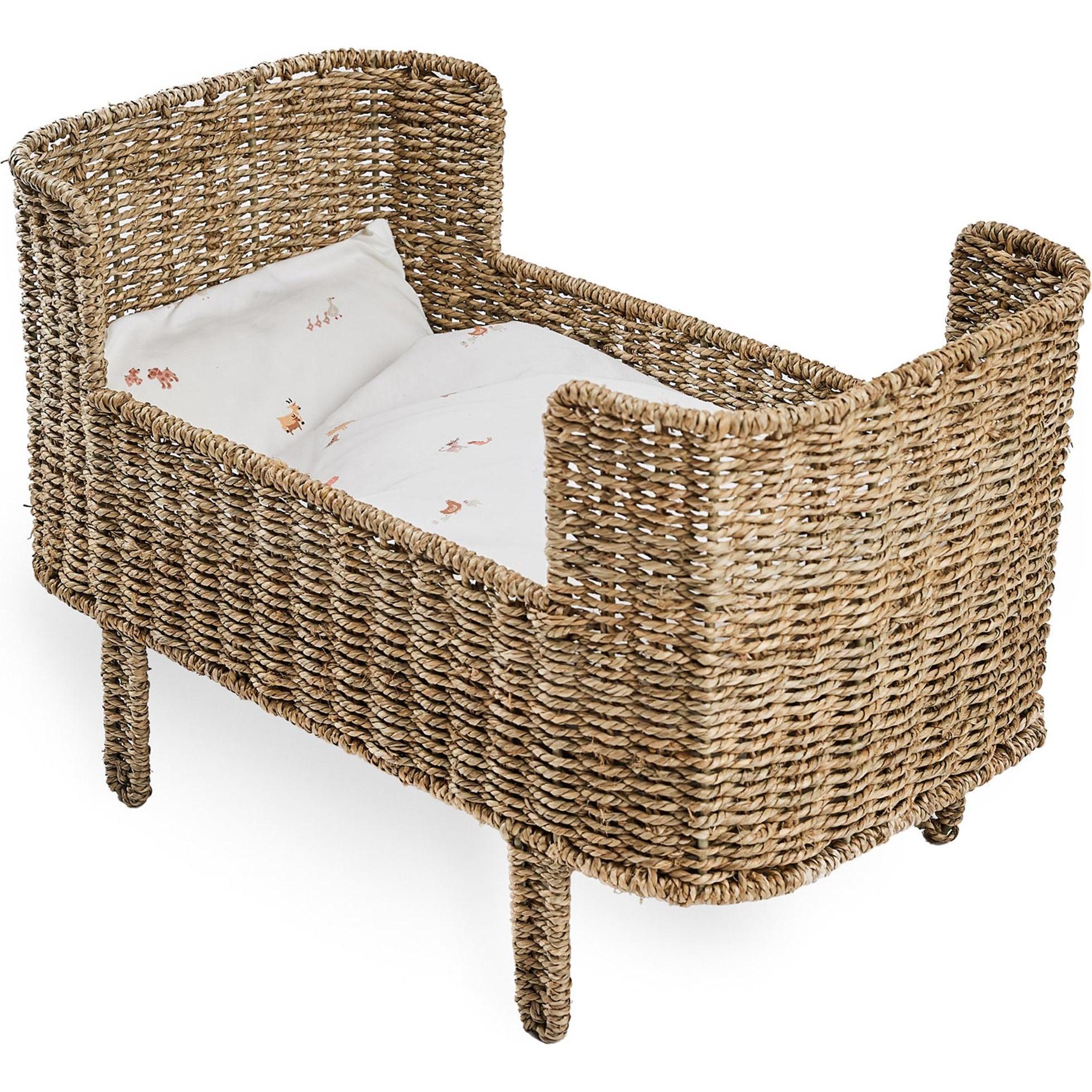 Smallstuff - Rosaline doll bed - natural seagrass (53000-03) - Galaxus