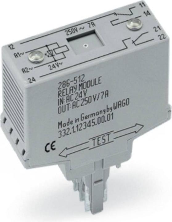 Wago Plug-in relay 24 V/DC 2 changeover contacts - buy at Galaxus