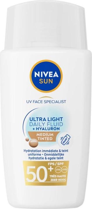 Zubehör für NIVEA Sun Uv Face Special Ultra Light Daily Fluid Medium ...