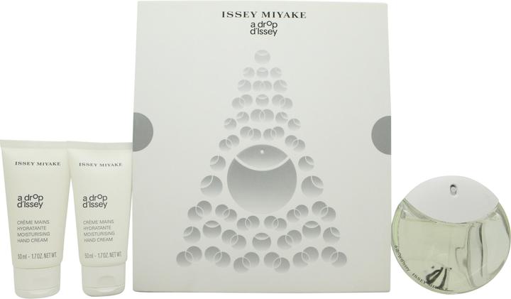 Issey Miyake SET A Drop d'Issey EDP spray 50ml + HAND CREAM 2x50ml ...