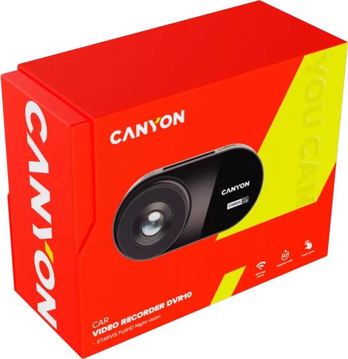 Canyon DVR10, car camera with recording, Full HD, 1080p at 60 fps, 3 ...