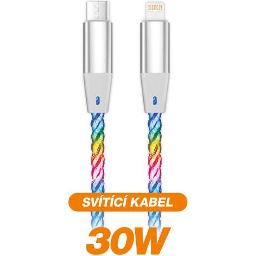 Aligator Datenkabel POWER 3A 30W / USB-C/Lightning / 0 / 5m beleuchtet ...