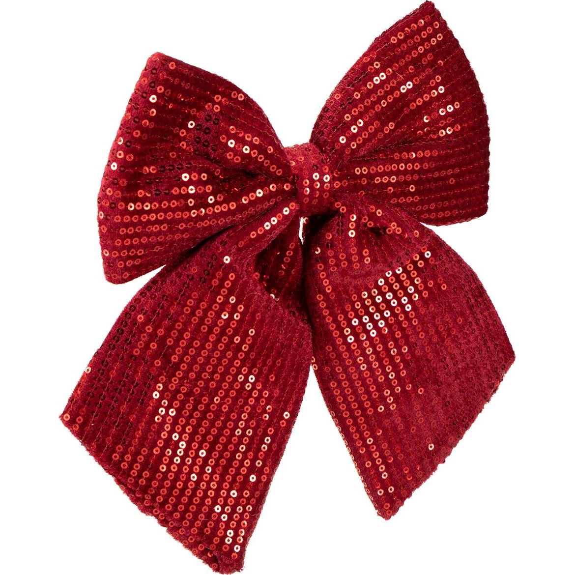 Viana Dekoschleife Samt mit Pailletten für weihnachtliche Akzente 2er ...