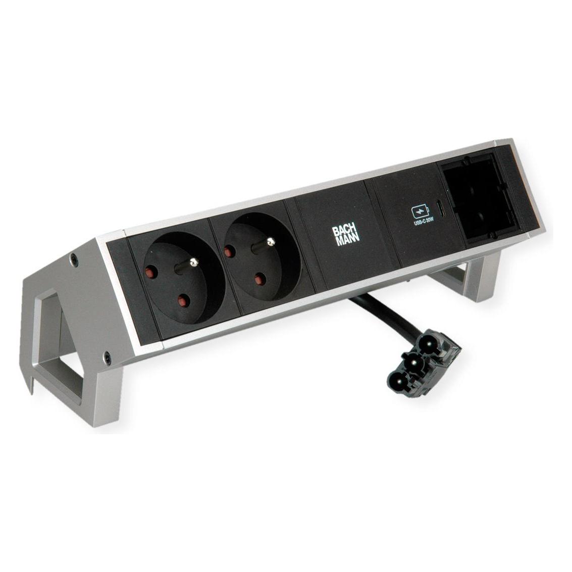 Bachmann Desk 2 - 2 AC outlets - Indoor - Type E - 1 unit(s) (2 x, CEE ...