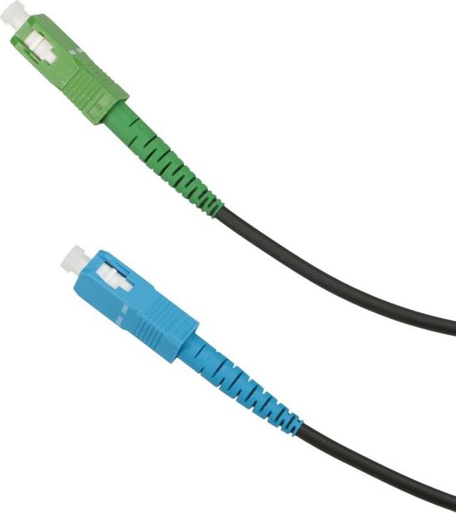 Extralink SC/APC-SC/UPC | Patchcord | Okrągły, wiszący, jednomodowy ...