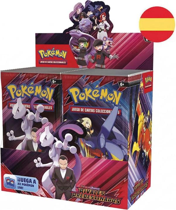 Pokémon Spanish Pokemon Fated Rivals booster pack card game