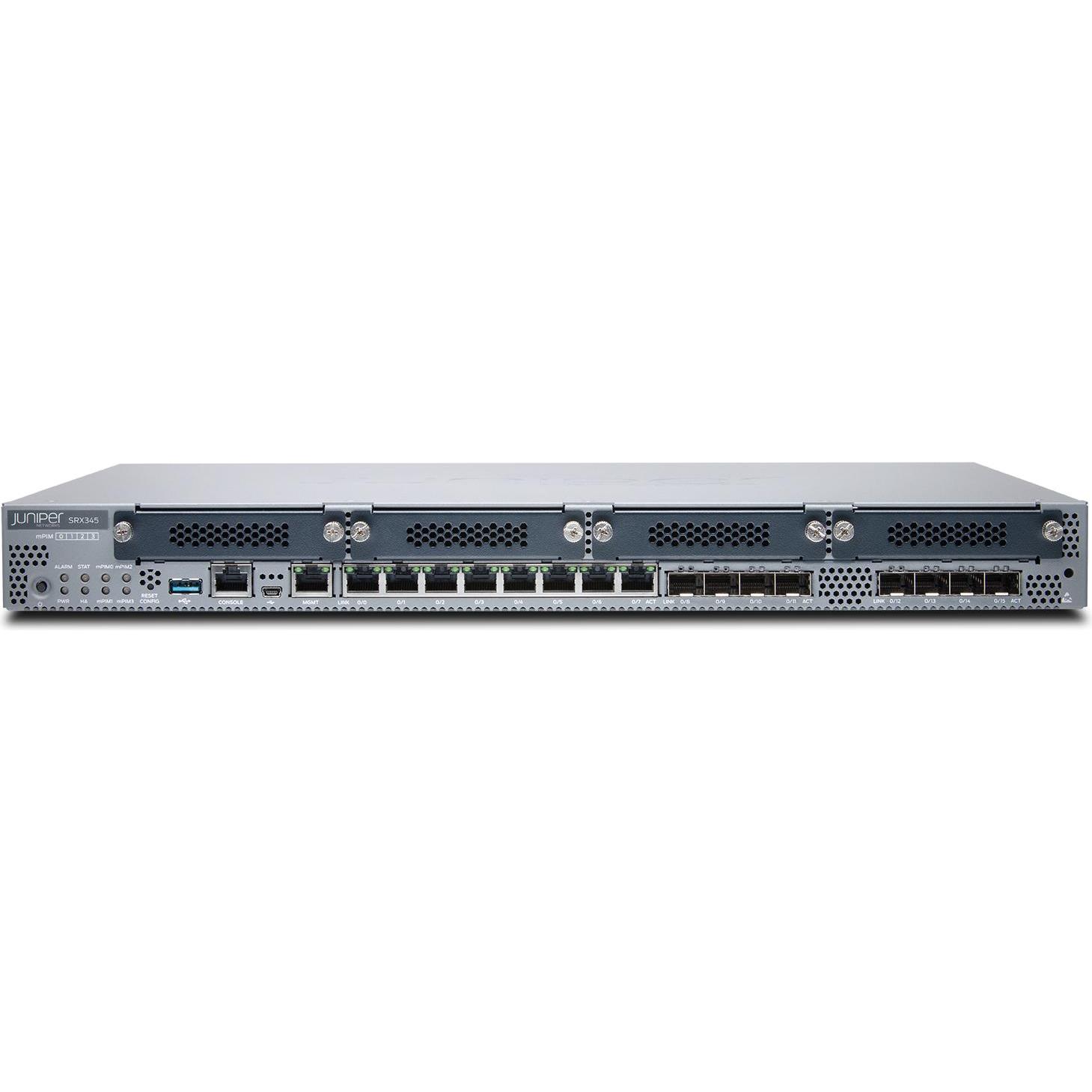 Juniper SRX345 gateway/controller 10, 100, 1000 Mbit/s - Digitec