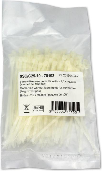 MCL Cable tie with label holder 2.5x100 mm - kaufen bei Digitec