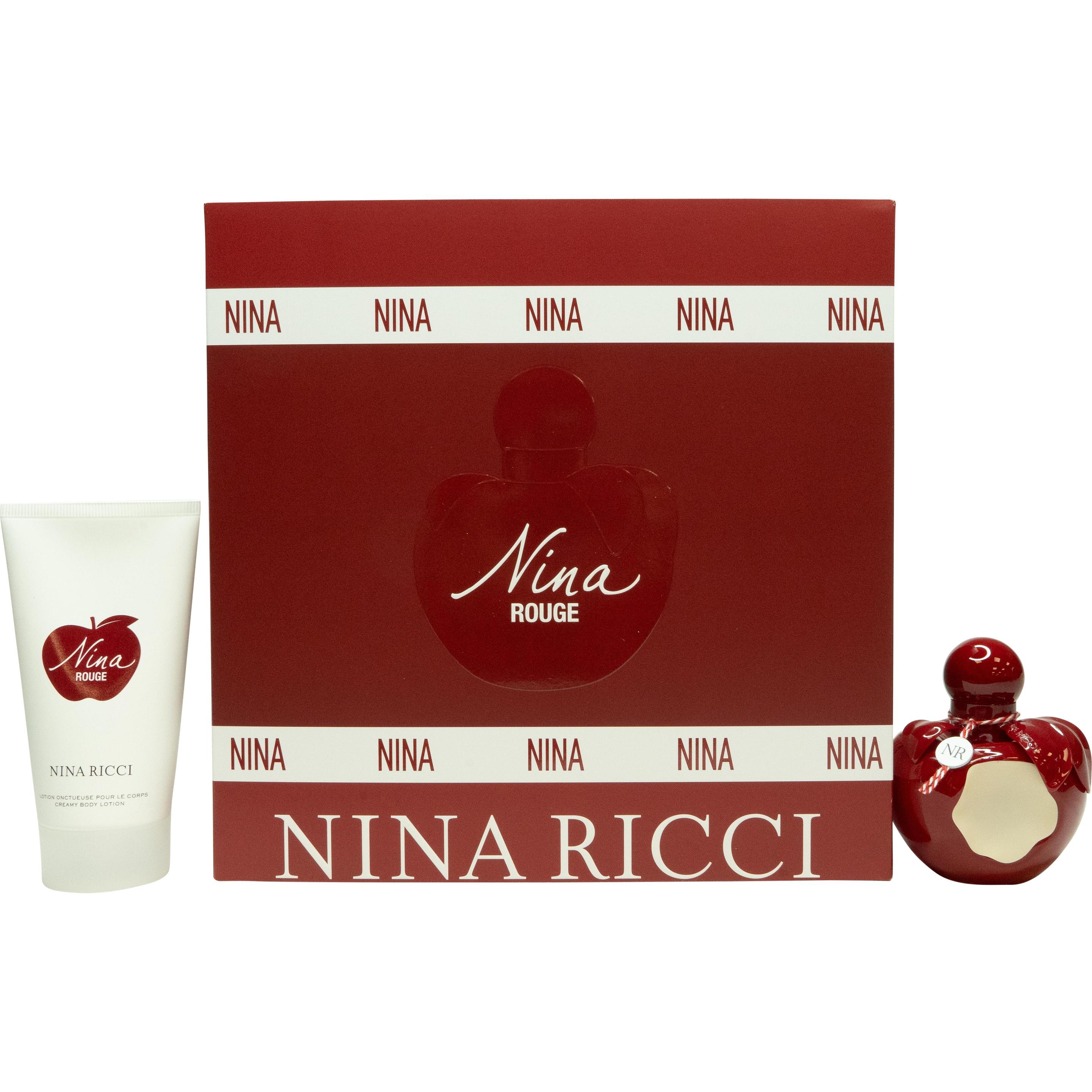 Nina Ricci Nina Rouge Gift Set 50ml EDT + 75ml Body Lotion - Galaxus