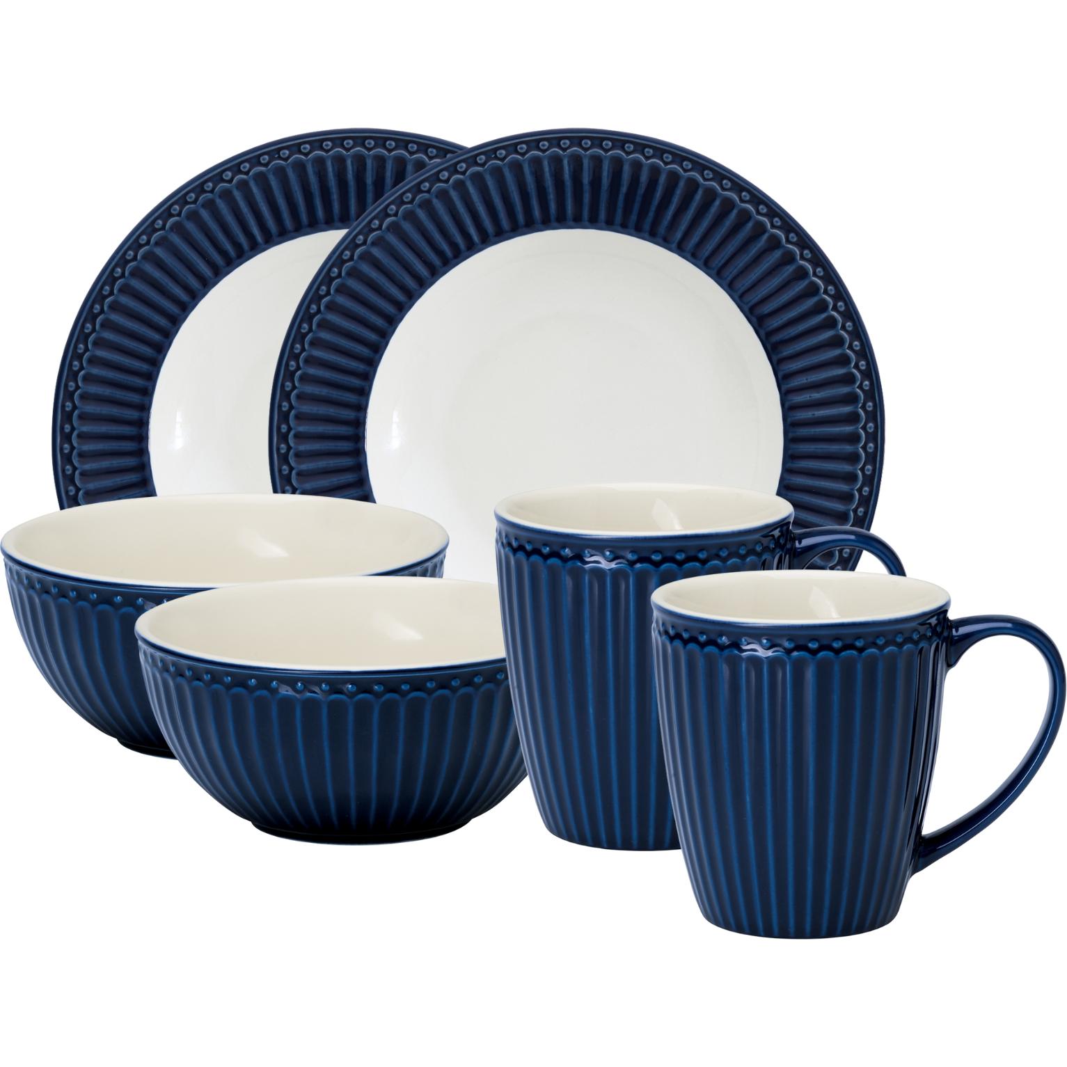 Greengate Alice Frühstücksset dark blue 6tlg (6 pcs.) - buy at Galaxus
