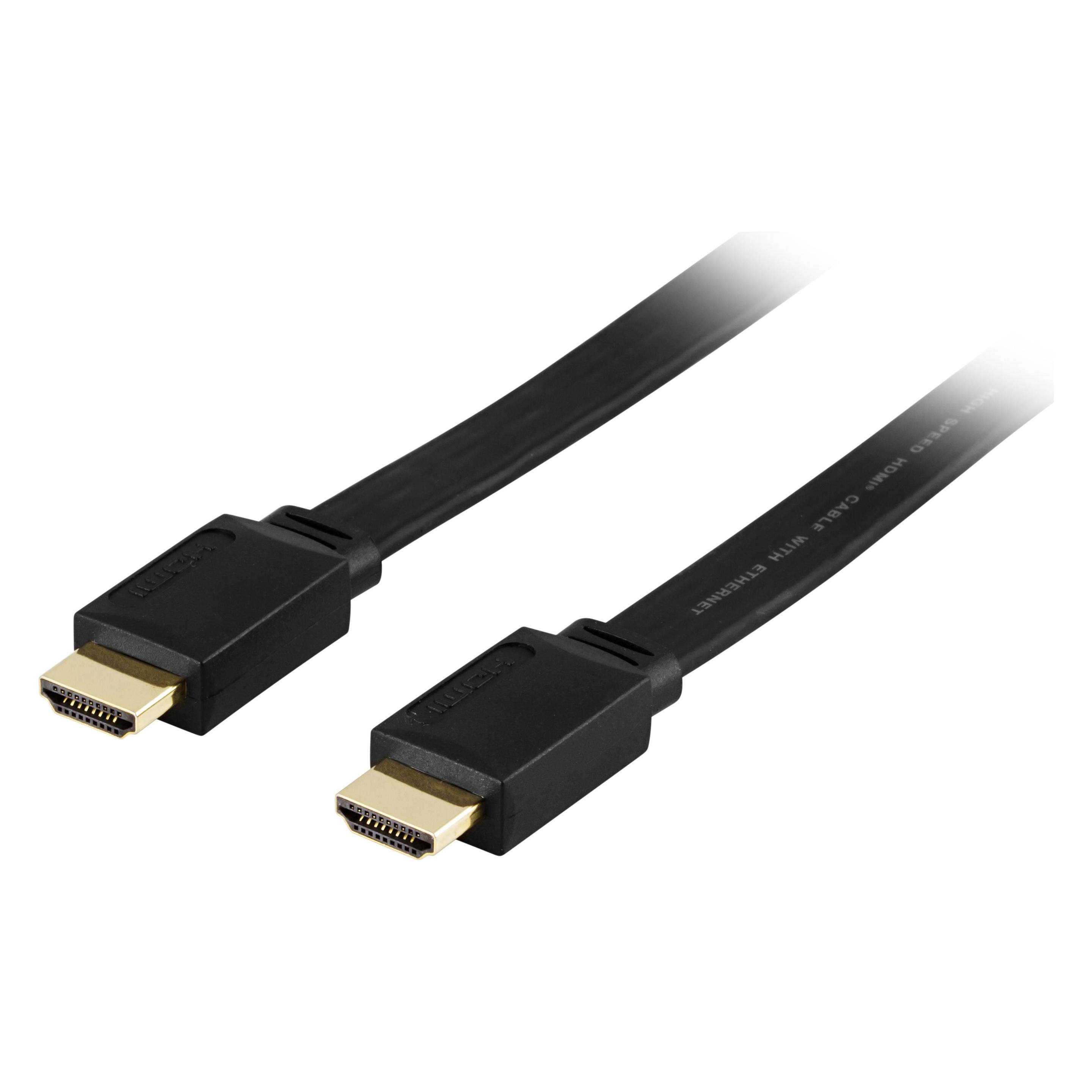 Deltaco HDMI-1070F HDMI cable HDMI Type A (Standard) Black - Galaxus
