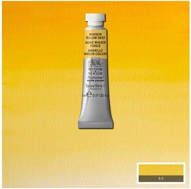 Winsor & Newton Watercolour proff. 5ml Winsor Yellow Deep 731
