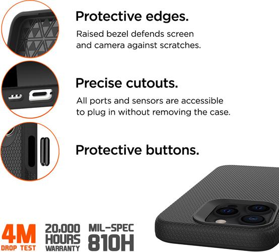 Eiger 4m Drop-Protection Case North Case Magsafe black (Apple iPhone 16 ...