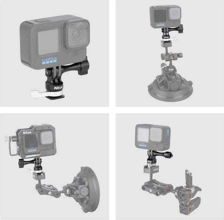 Nitze Cold Shoe Mount For GoPro (N29-B1) - buy at Digitec