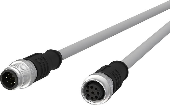 Metz Connect MC 142MKA12020 - Sensor cables M12 8-pin plug> coupling 2 ...