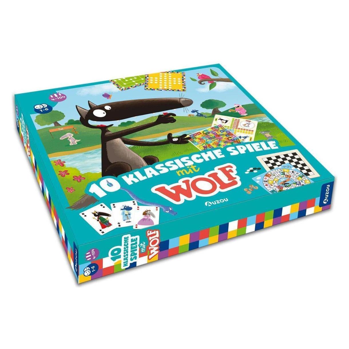 Auzou Pub 405113 - 10 Klassische Spiele mit Wolf - kaufen bei Galaxus
