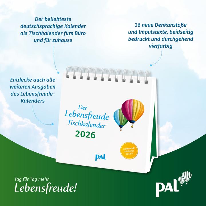 Pal Wolf:Der Lebensfreude-Tischkalender 202 - kaufen bei Galaxus
